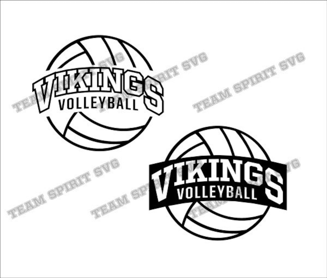 Vikings 2 Volleyball Download Files - SVG, DXF, EPS, Silhouette Studio ...