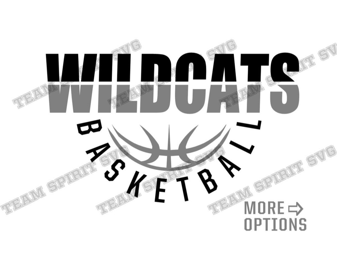 Wildcats Basketball SVG Basketball Team Shirt Design Download File DXF ...