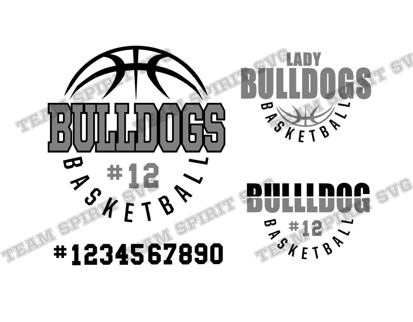 Bulldog Basketball SVG Basketball Team Shirt Design Download - Etsy