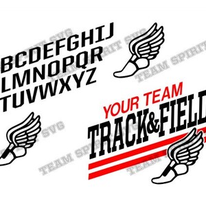 Track and Field Svg Track Team Shirt Design Download File Shoe DXF EPS ...