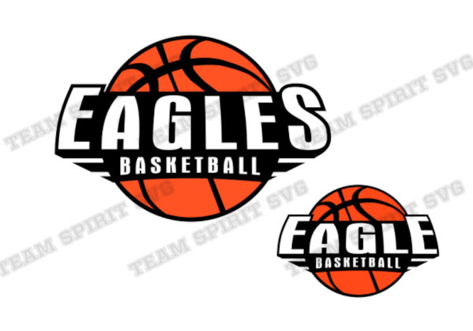 Basketball Svg Eagles Basketball Logo Design Download Files SVG, DXF ...