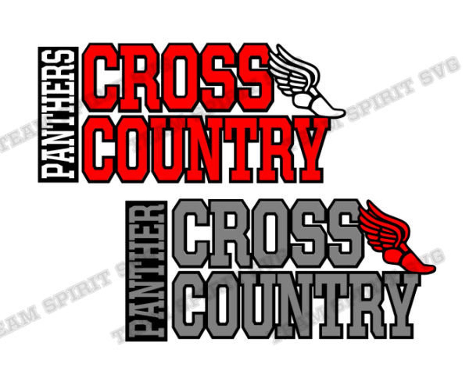 Panther Cross Country SVG Panthers Shoe Download File DXF EPS ...