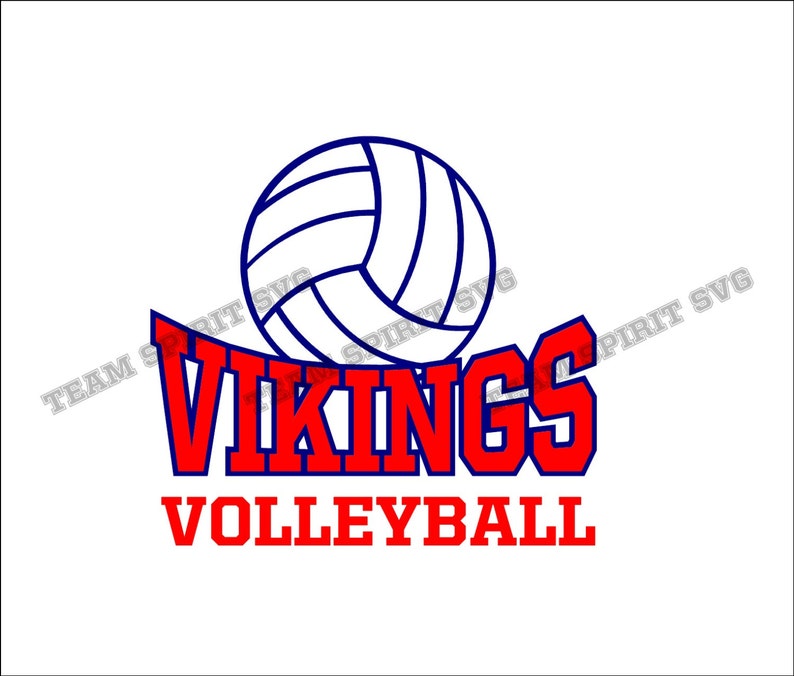 Vikings Volleyball Download Files - SVG, DXF, EPS, Silhouette Studio ...