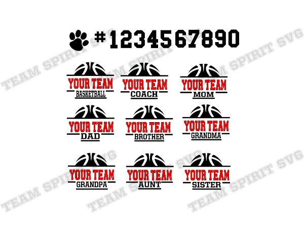 Basketball SVG Basketball Team Name Download File Sports Quotes DXF EPS ...