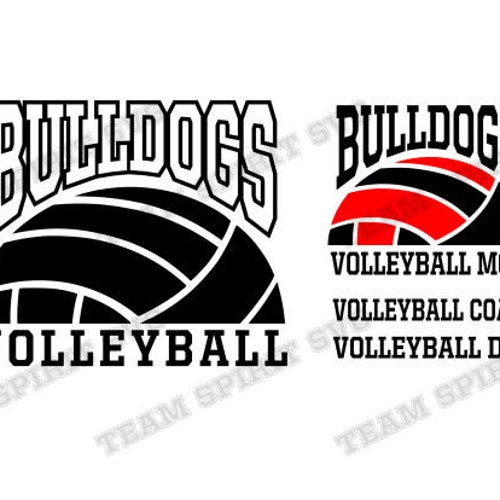 Bulldogs Volleyball Pack Download Files SVG DXF EPS - Etsy