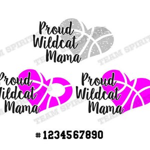 Wildcat Basketball SVG Basketball Mama Download Files DXF, EPS ...