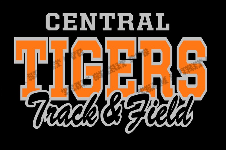 Tigers Track and Field Download Files - SVG, DXF, EPS, Silhouette ...