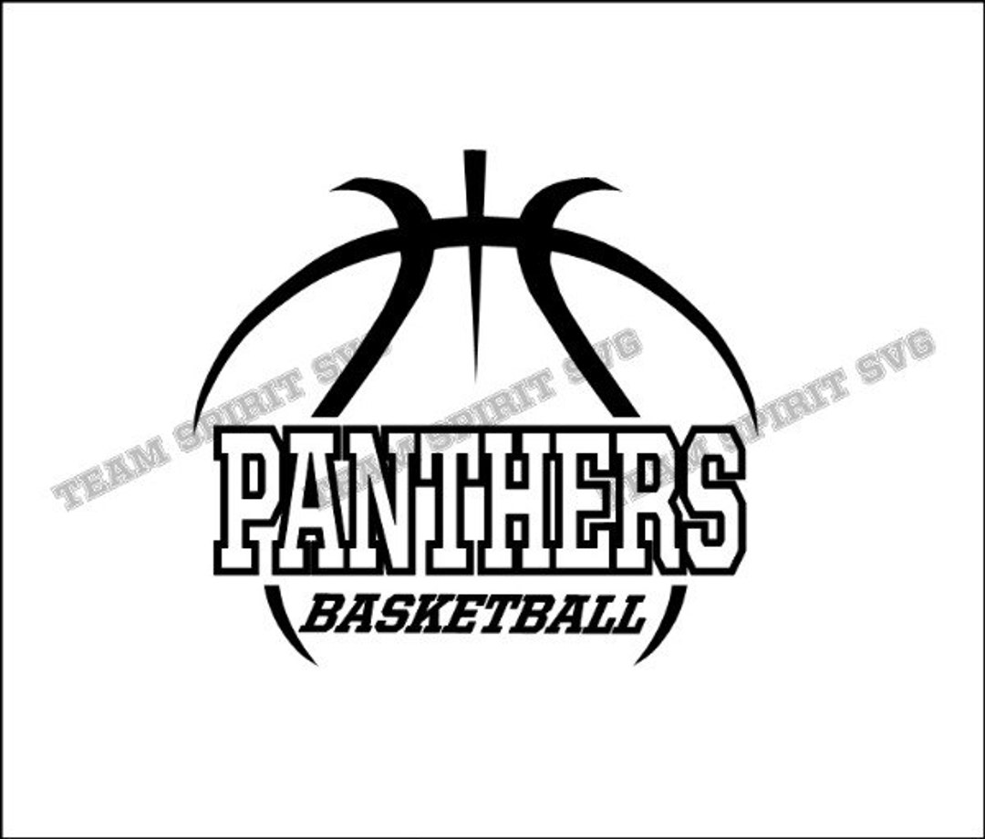 Panthers Basketball Outline Download Files - SVG, DXF, EPS, Silhouette ...