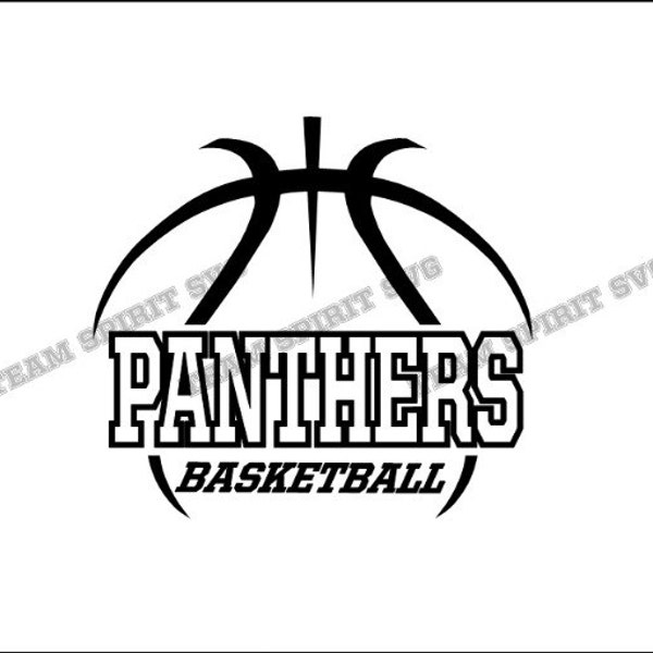 Panthers Basketball Svg - Etsy