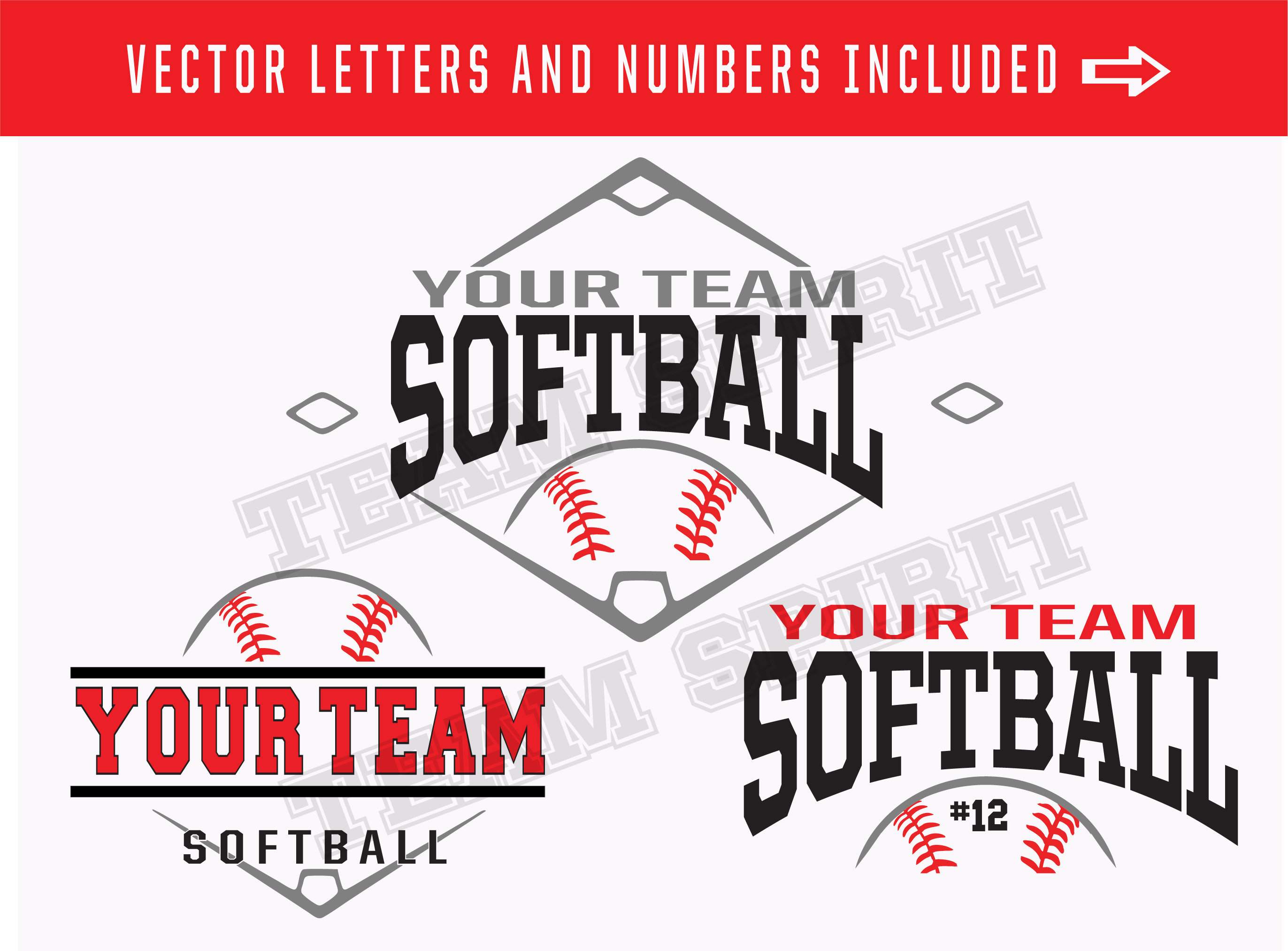 Softball SVG Softball Team Shirt Svg Download File Dxf Eps Jpg Png ...