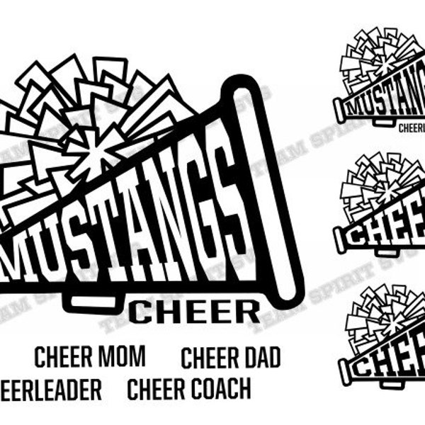 Mustang Cheer - Etsy