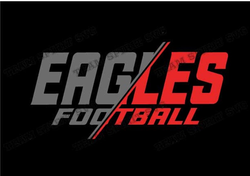 Eagles Football Slant SVG Download Files Football Design Svg Dxf Eps ...