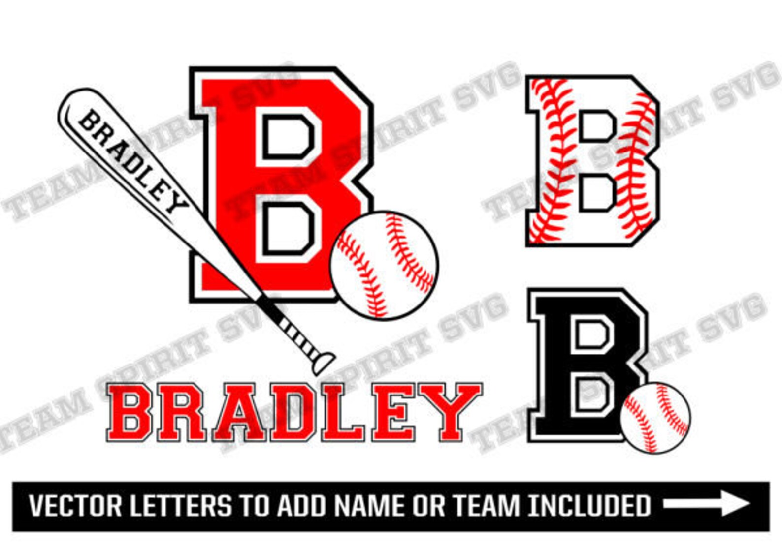 Baseball Svg Baseball Name Svg Letter B Download File DIY Room | Etsy
