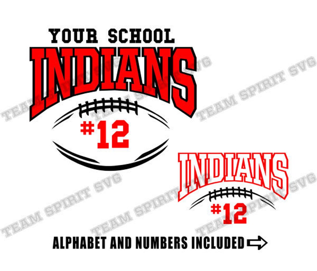 Indian Football SVG Football Outline With Numbers Download File DXF EPS ...