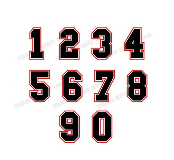 Jersey Numbers Svg,jersey Back Svg,jersey Template Svg,cutting File,png ...