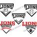 Lions Baseball SVG Baseball Base Download File Lion Baseball - Etsy