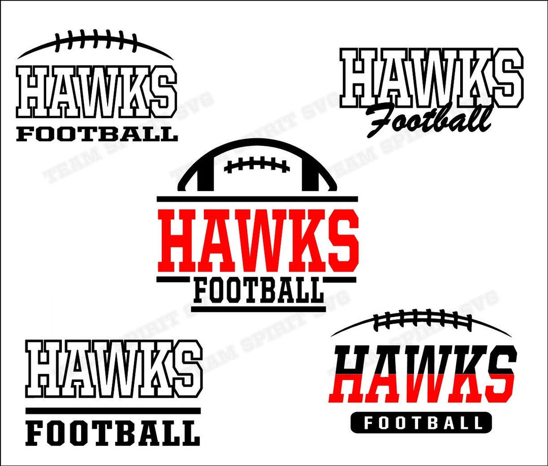 Hawks Football Bundle Download Files - SVG, DXF, EPS, Silhouette Studio ...