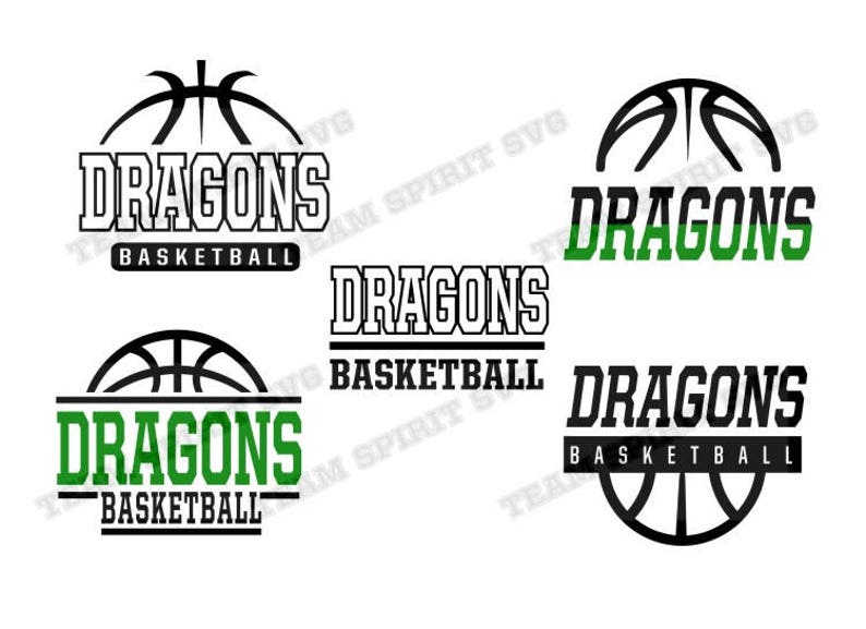 Dragons Basketball Pack Download Files - SVG, DXF, EPS, Silhouette ...