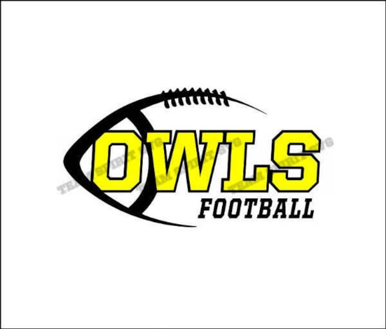 Owls Side Football Download Files - SVG, DXF, EPS, Silhouette Studio ...