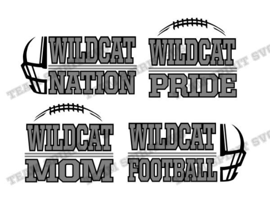 Wildcat Football SVG Football Svg Bundle Football Svg Design Download ...