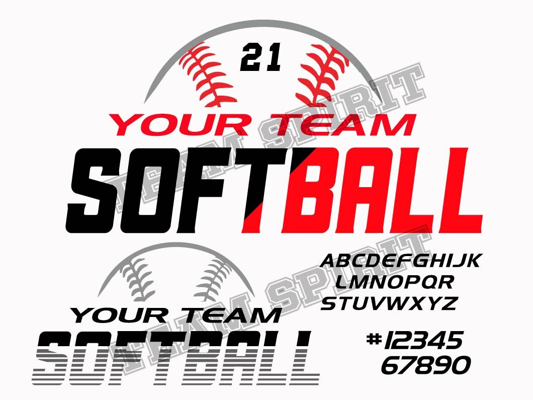 Girls Softball Team Logos