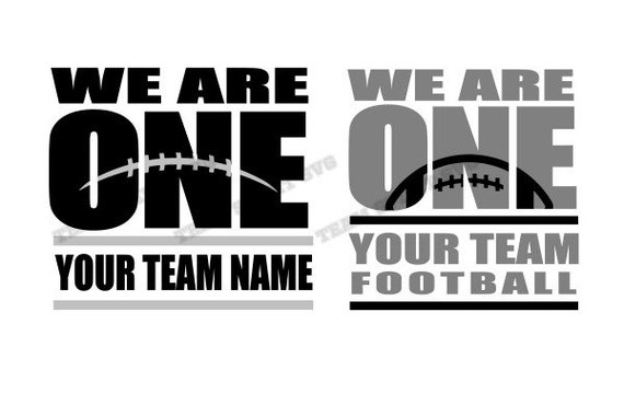 Football Team Motto SVG Football Laces Quote Download Files | Etsy