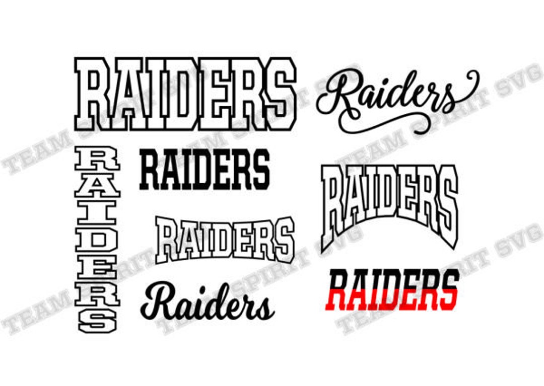 Raiders Mascot SVG Raiders Svg Dxf Jpg Raiders Silhouette Studio ...