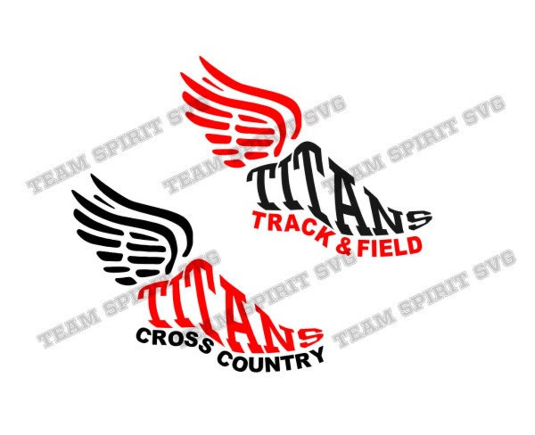 Titans Cross Country Download Files Track and Field SVG, DXF, EPS ...