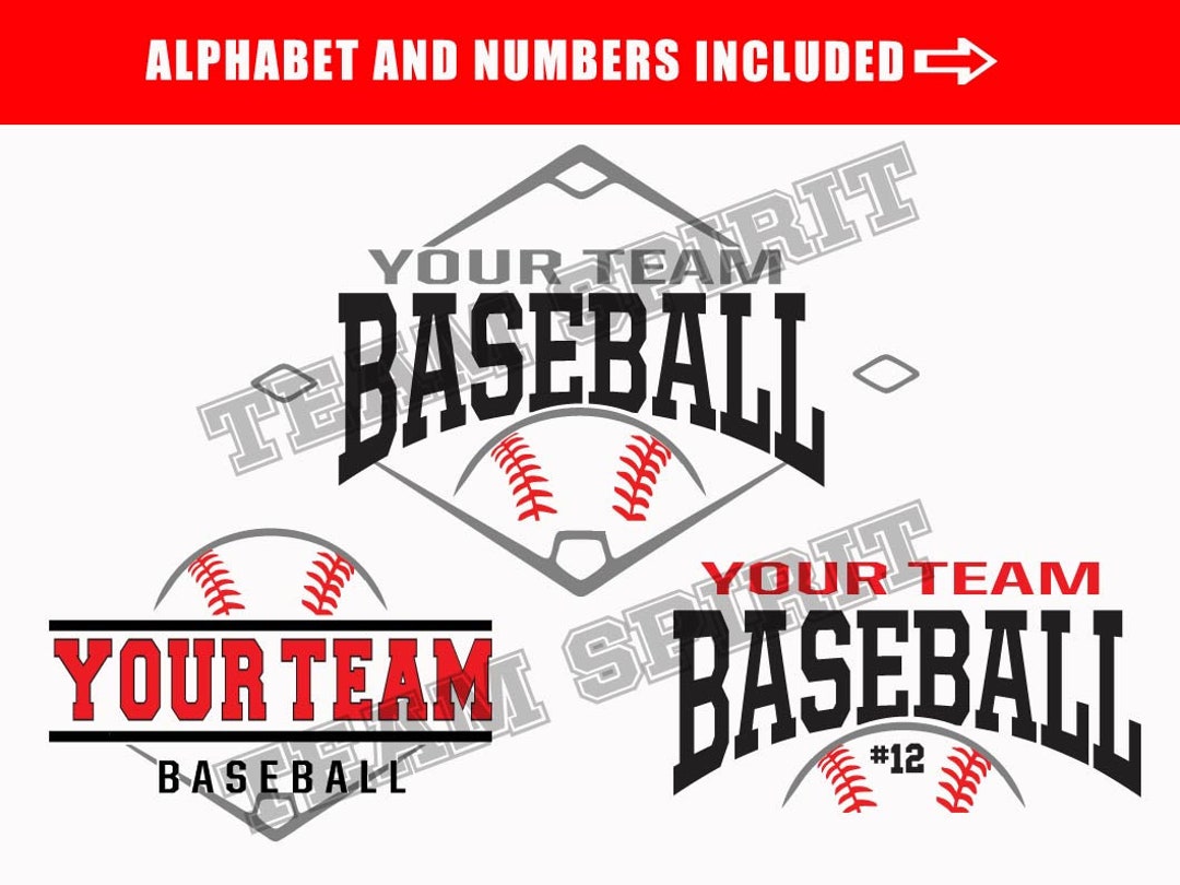 Baseball SVG Baseball Team Shirt Svg Download File Dxf Eps Jpg Png ...