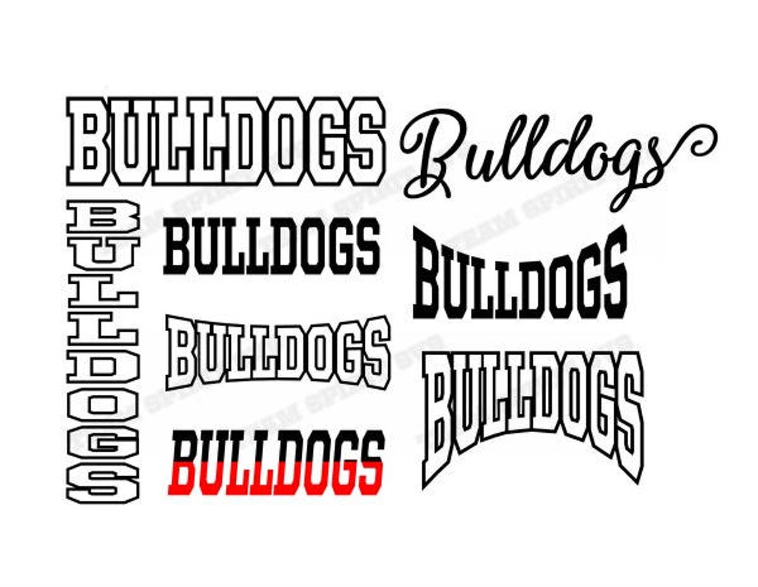 Bulldogs Mascot SVG, DXF, EPS, Png Silhouette Studio, Download File ...