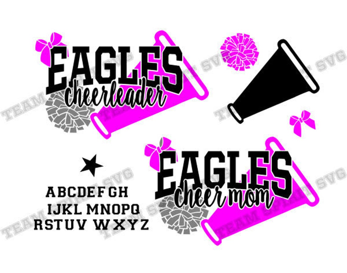 Eagles Cheer SVG Cheerleader Svg Download Files Cheer Mom Svg - Etsy