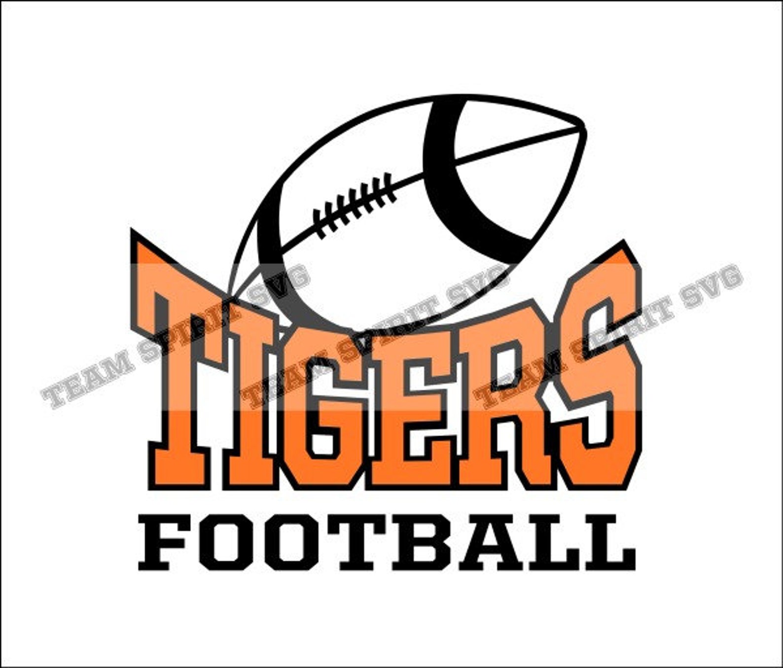 Tigers Football Download Files - SVG, DXF, EPS, Silhouette Studio ...
