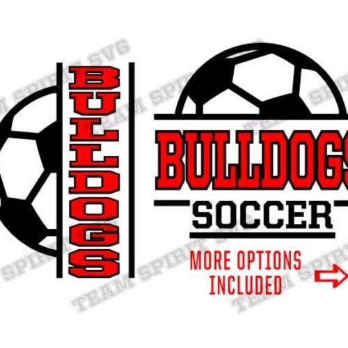 Bulldog Soccer SVG Soccer Mom Download File DXF EPS - Etsy