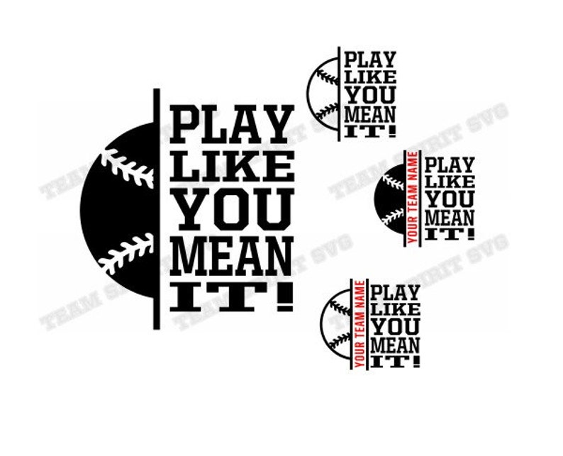 Baseball SVG Softball Team Motto Download Files Sports - Etsy