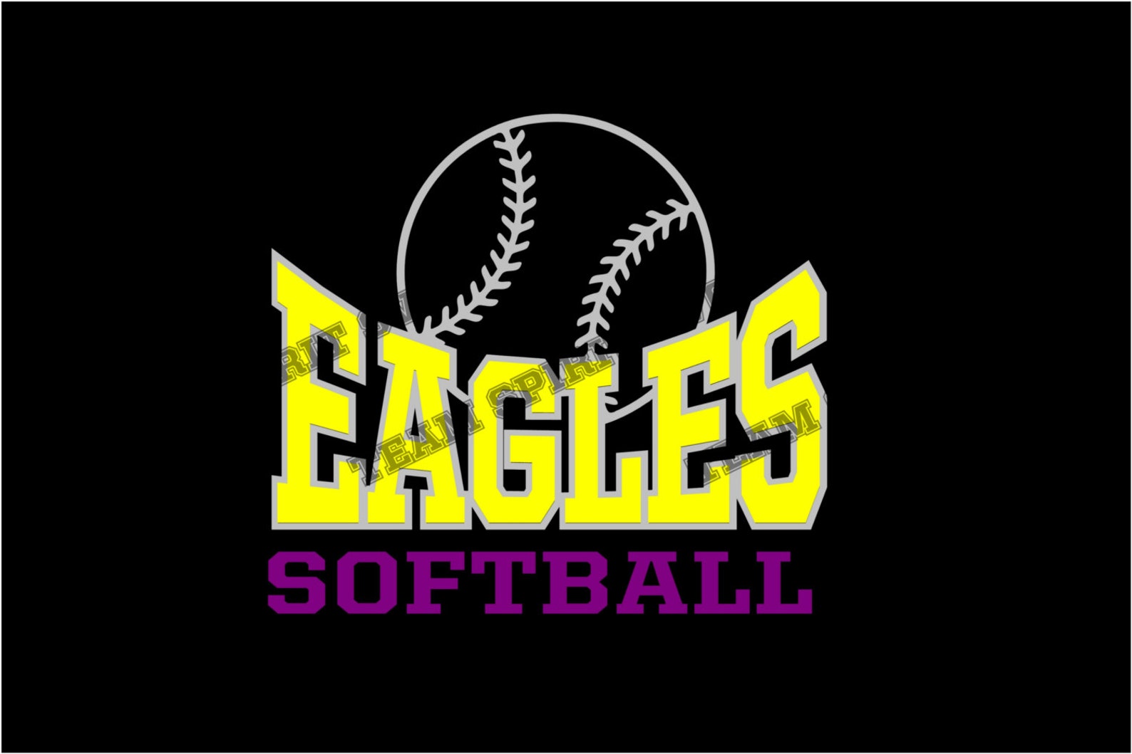 Eagles Softball Download Files - SVG, DXF, EPS, Silhouette Studio ...