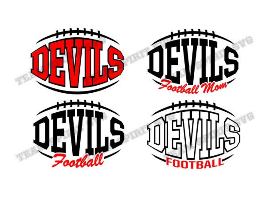 Devils Football SVG Devils Football Mom Download Files DXF, EPS ...