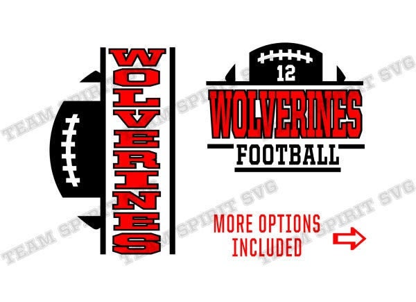 Wolverines Football SVG Football Family Download Files DXF | Etsy