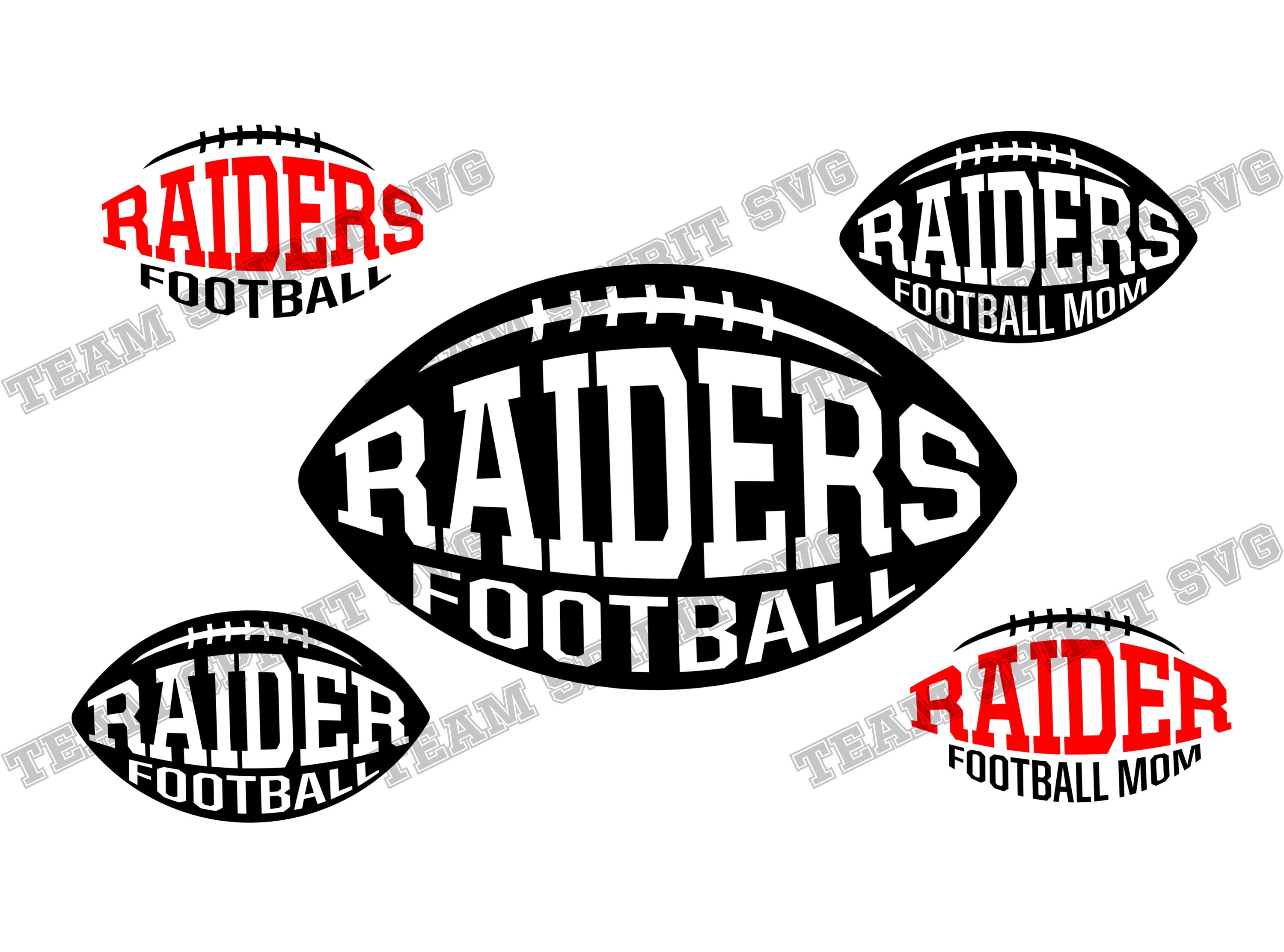 Raiders Football SVG Raiders Football Mom Download Files - DXF, EPS ...
