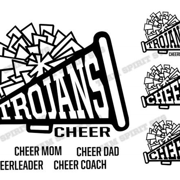 Trojans Cheer Svg - Etsy