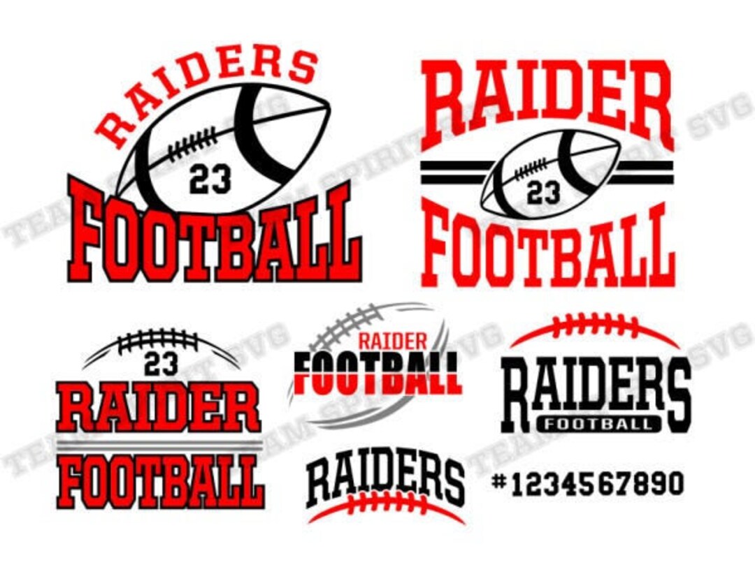 Raiders Football SVG Raiders Football Bundle Download Files DXF EPS ...
