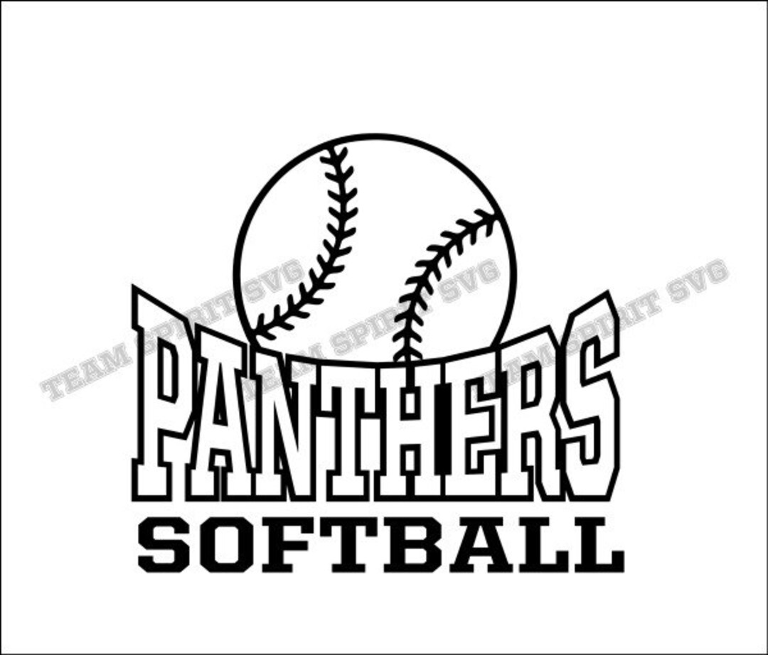 Panthers Softball Download Files - SVG, DXF, EPS, Silhouette Studio ...