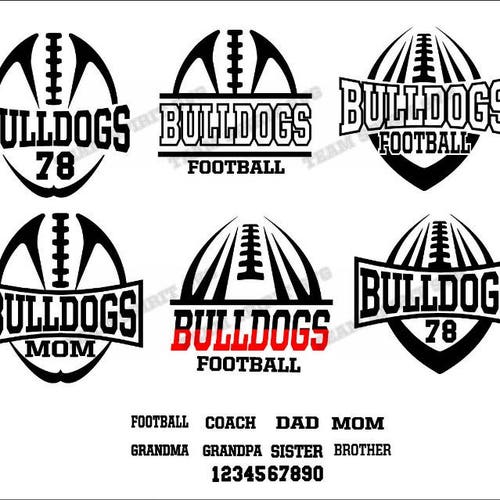 Bulldogs Volleyball Pack Download Files SVG DXF EPS - Etsy