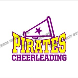 Pirates Cheerleading Download Files - SVG, DXF, EPS, Silhouette Studio ...