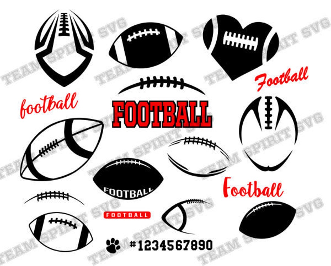 Ultimate Football SVG Pack Football Team PNG Download File Bundle DXF ...