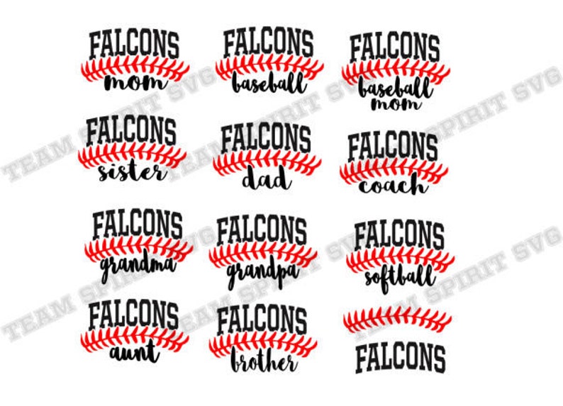 Baseball SVG Falcons Svg Baseball Laces Download File Dxf Eps ...