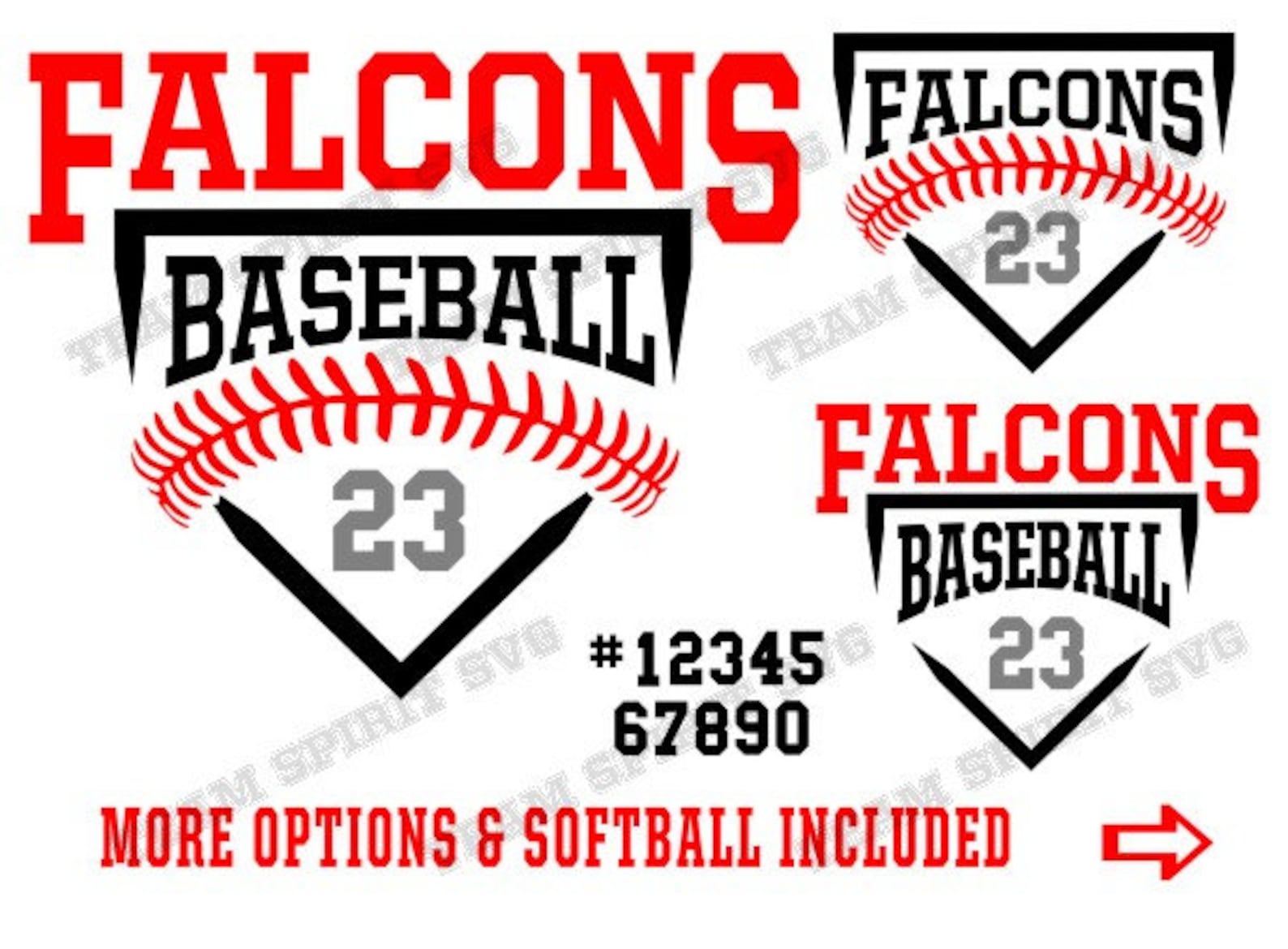 Falcons Baseball SVG Baseball Base Softball Download File Dxf - Etsy