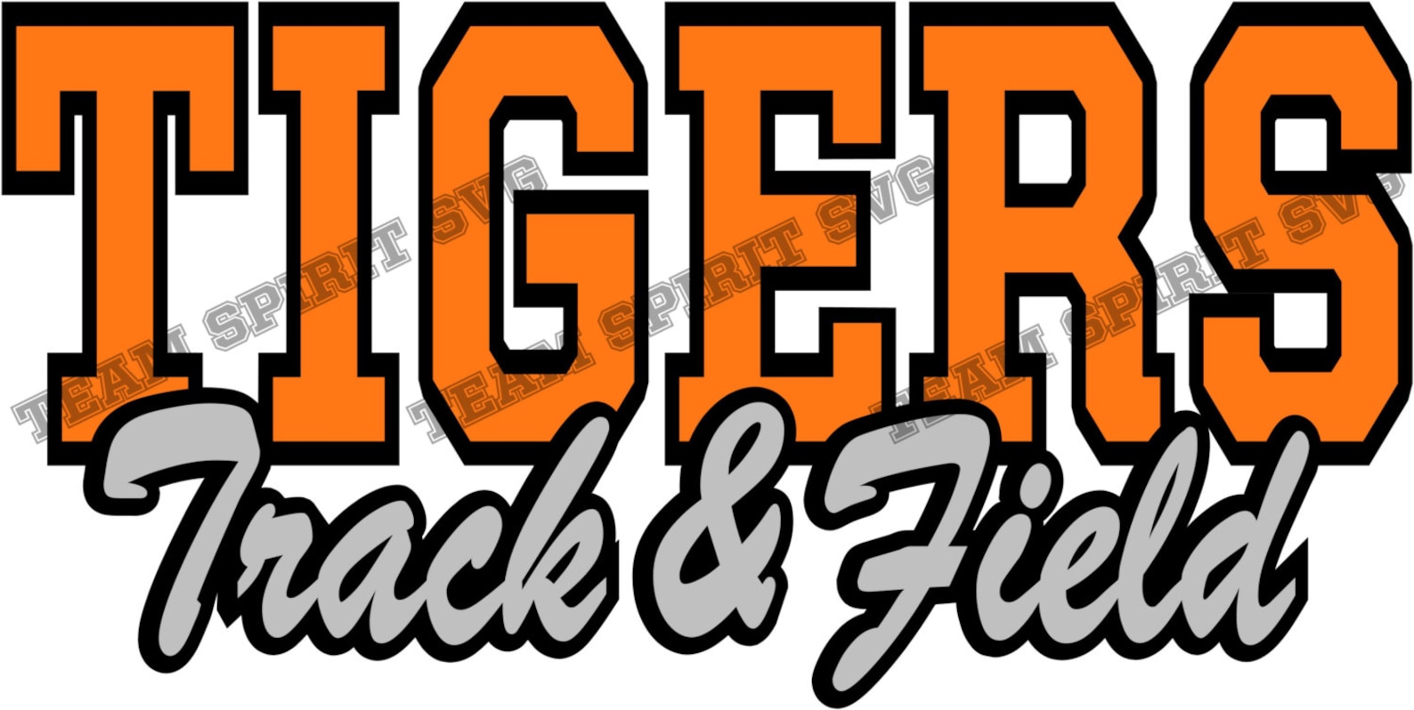 Tigers Track and Field Download Files - SVG, DXF, EPS, Silhouette ...