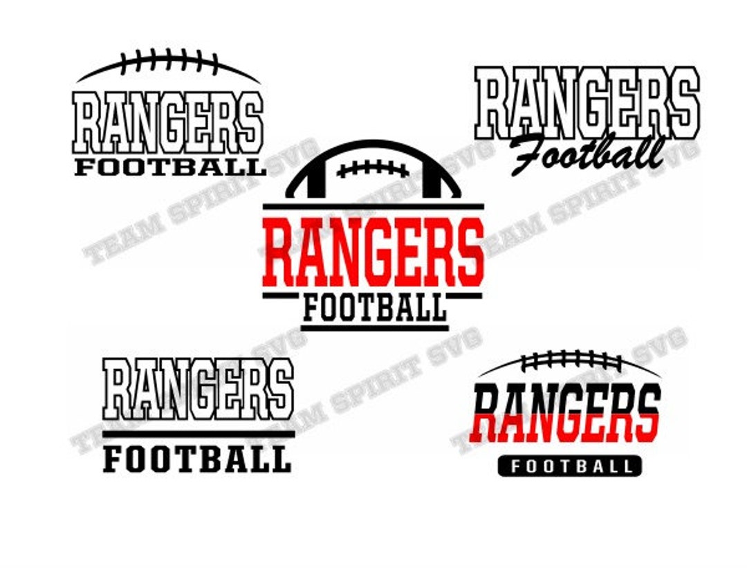 Rangers Football Pack Download Files - Football SVG, DXF, EPS ...