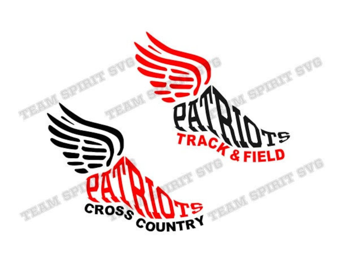Patriots Cross Country Download Files Track and Field SVG, DXF, EPS ...