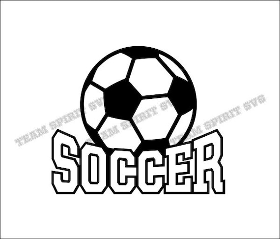 Soccer Ball and Word 2 Download Files SVG DXF EPS | Etsy